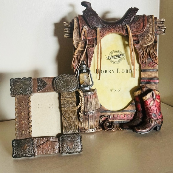 Hobby Lobby | Accents | Set Of 2 Western Picture Frames | Poshmark